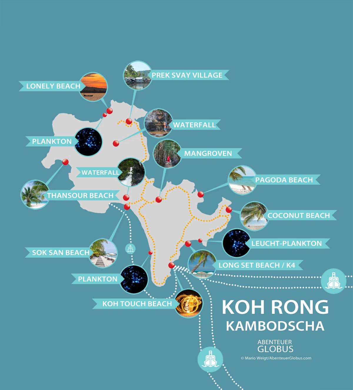 Koh Rong: Aktuelle Tipps für die Urlaubsinsel [+ Karte] – Abenteuerglobus