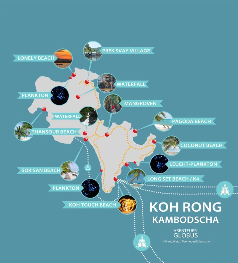 Koh Rong: Aktuelle Tipps für die Urlaubsinsel [+ Karte ...